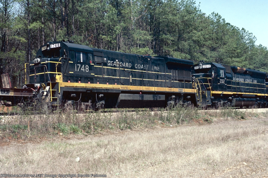 Seaboard Coast Line U36B #1748, the 1st of 108 eventual U36B's on the SCL roster,